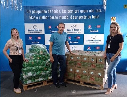 Grupo Krause doa cerca de sete toneladas de produtos ao Banco de ...